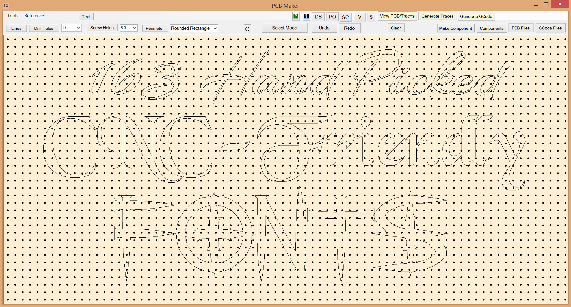 These 163 hand-picked fonts are the same set of CNC-friendly fonts ...